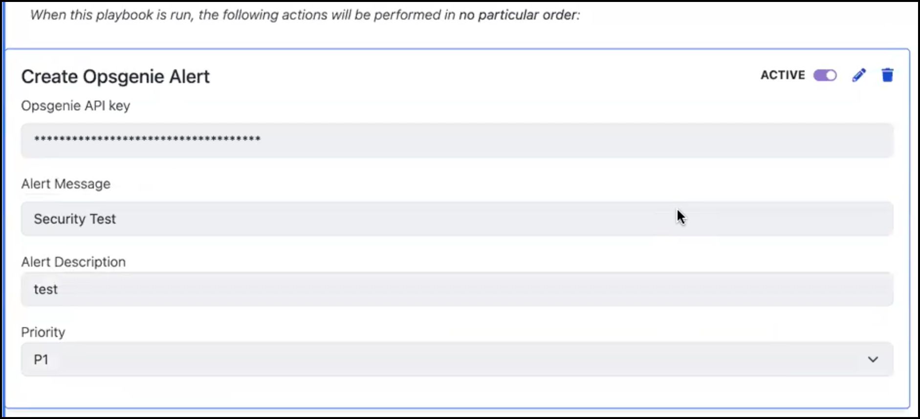 OpsGenie Playbook Setup – Red Canary Support